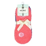 MOPAS Women's Fuzzy Boat Socks Slippers Cozy Plush Footies 9-11 2 Pairs ...