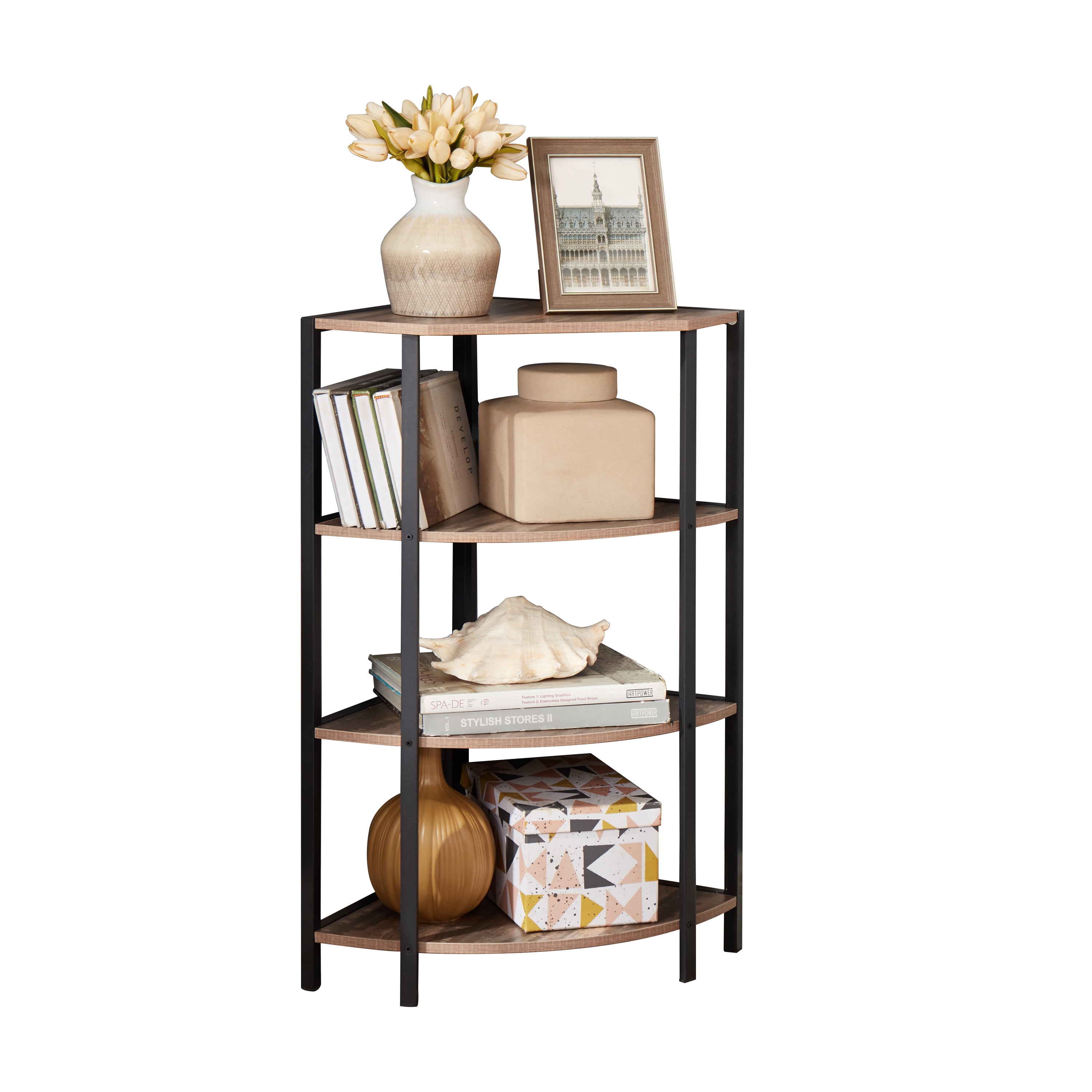 JRHRXXY 4-Tier Corner Shelf,Multipurpose Display Australia | Ubuy
