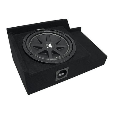 2009-2015 Ford F-150 Super Crew Truck Kicker Comp C12 Single 12" Custom Seat Cab Speaker Sub Box ...