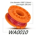 String Trimmer Line Spool with Cap WA0004 WA0010 Fit for Worx WG150 ...