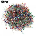 700Pcs Color Sewing Pearl Pin Round Head Pin Sewing Machine Positioning ...