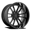 Fuel D741 Runner 22X8.25 8X200 -202Et 125.1Cb Gloss Black Milled Wheel ...