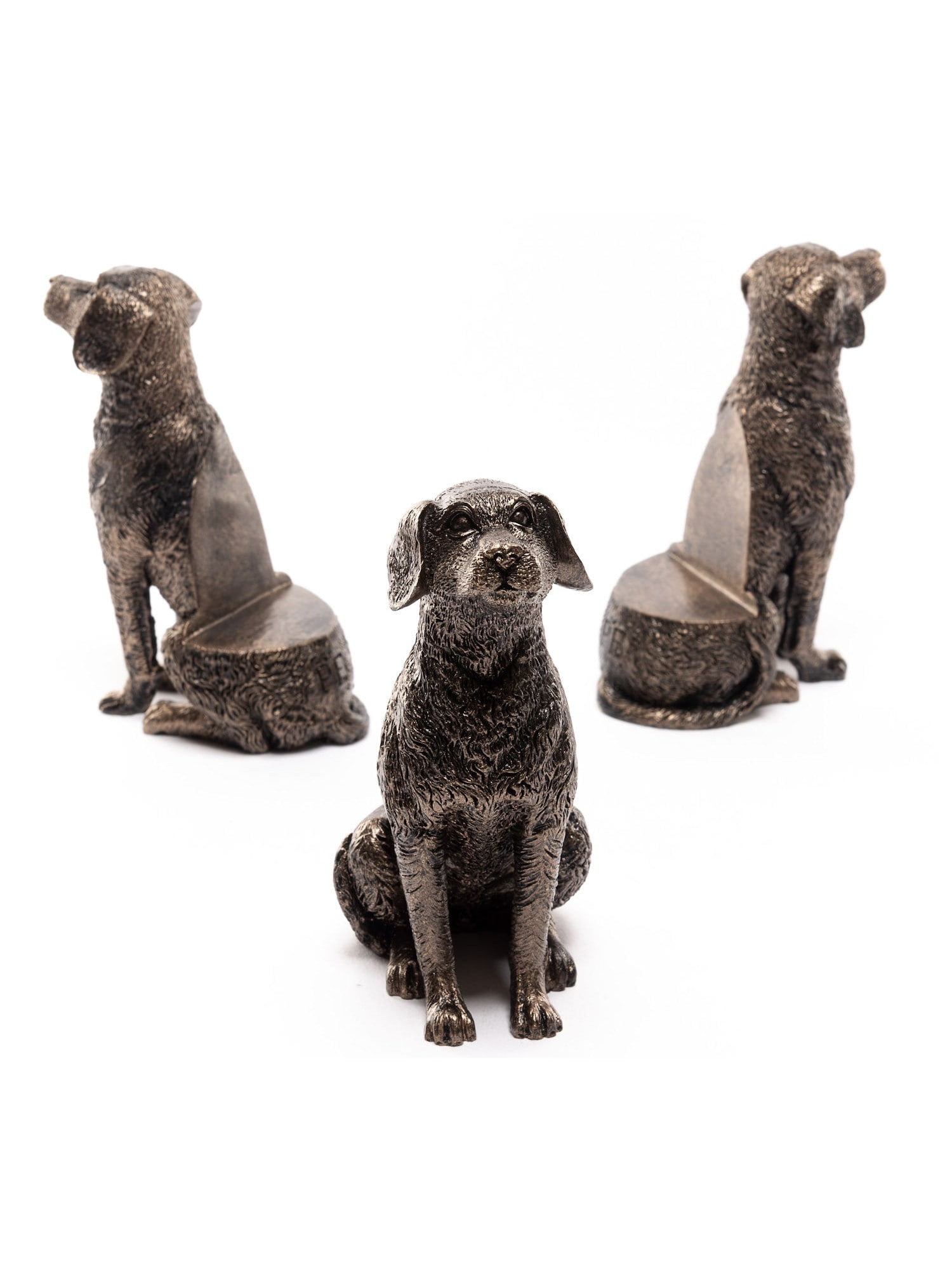 Dog Plant Pot Feet - Set of 3 Resin Labrador Retriever Plant Risers ...