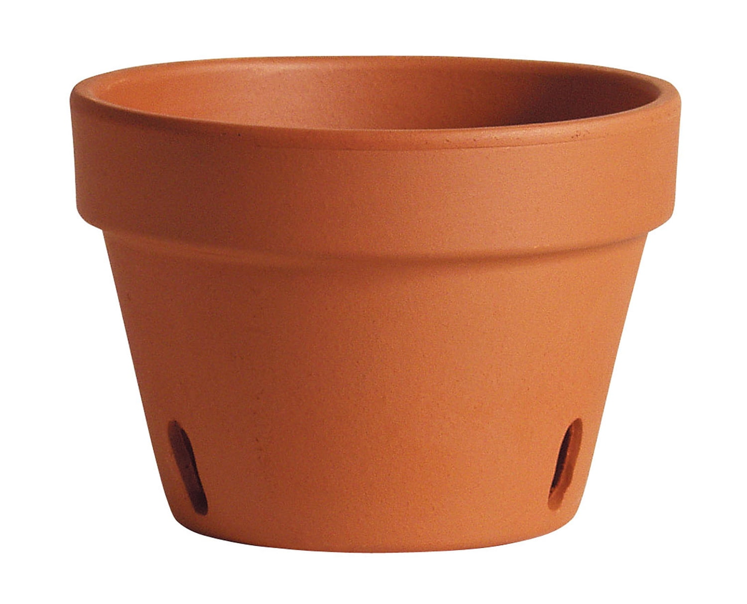 Deroma Marshall Pottery M8990pz 6.7 Red Clay Terracotta Orchid Pot ...