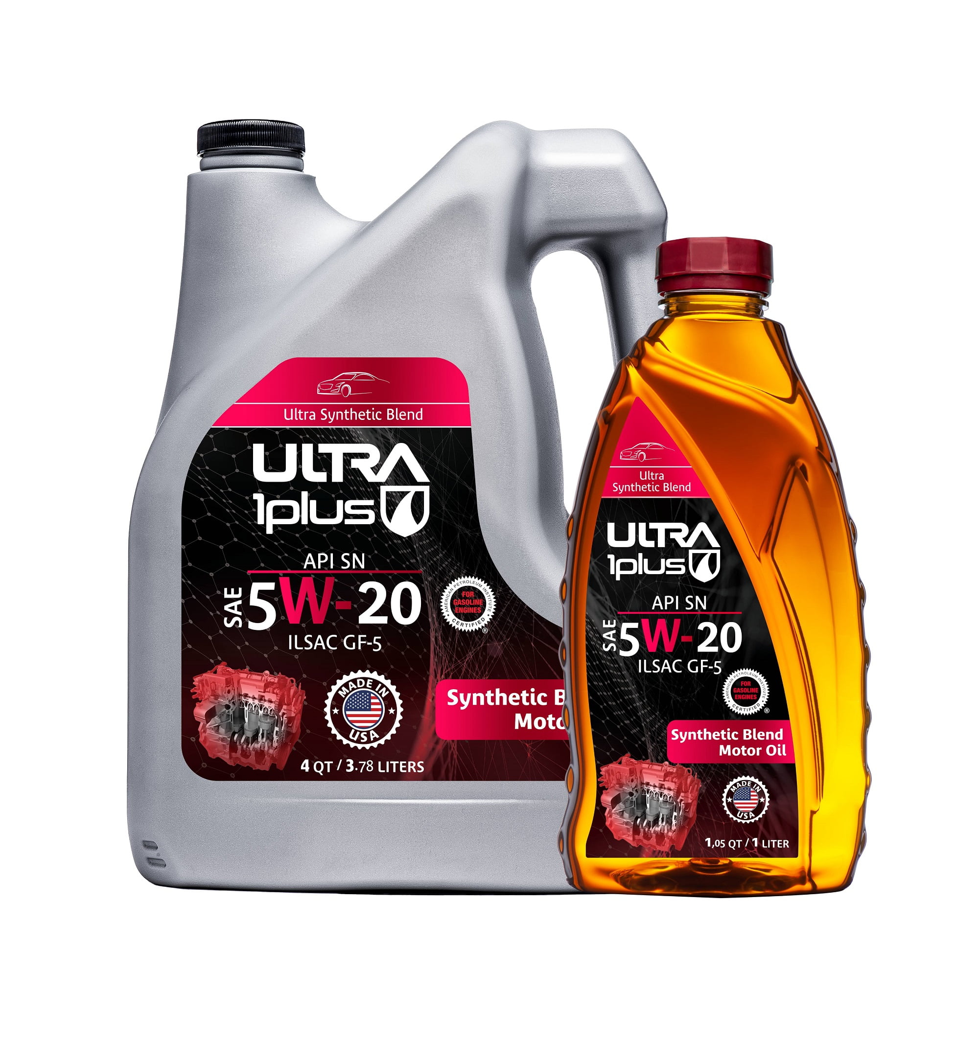 Ultra1Plus™ SAE 5W-20 Synthetic Blend Motor Oil SN Plus ILSAC GF-5 ...