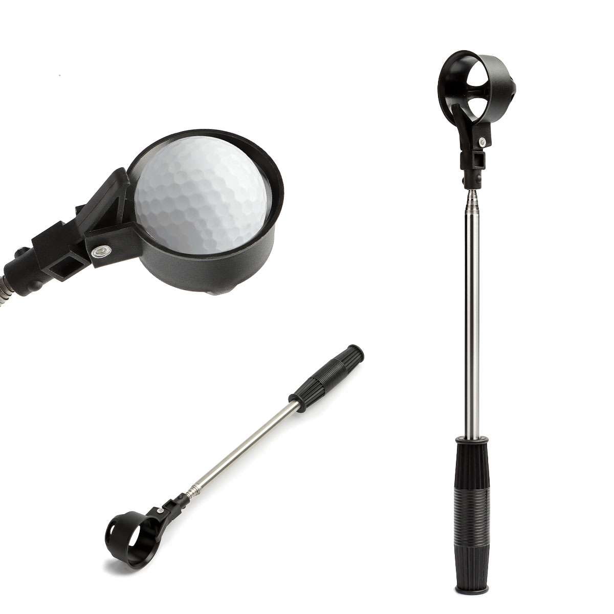 Spencer Golf Ball Retriever, Stainless Steel Telescopic Extendable Golf ...