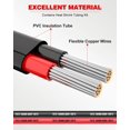 30FT 18 AWG 2-Conductor Electrical Wire, Stranded Tinned Copper PVC ...