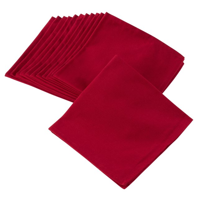 Solid Bold Colors 20-Inch Square Cotton Cloth Napkin - 16 Colors ...