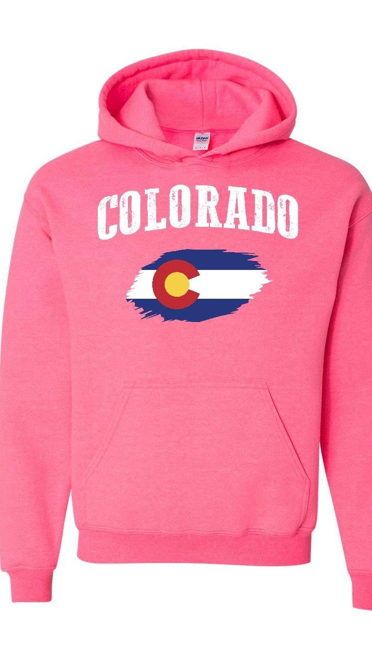 Unisex Colorado Flag Hoodie Sweatshirt - Walmart.com