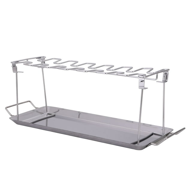Chicken Leg Rack for Grill & BBQ, Stainless Steel Chicken Wing Rack ...