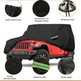 Car Cover Fit For 2 Door Jeep Wrangler CJ,YJ, TJ & JK Rain Cover Sun ...
