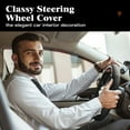 HOTOR, Car Steering Wheel Cover, 14.5"-15" size, Leather - Walmart.com