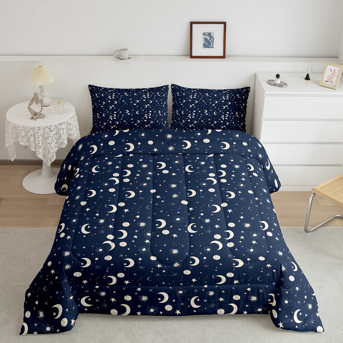 Click here for Yst Kids Starry Sky Comforter Set Galaxy Twin Bedd... prices