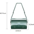 9.5 Gallon Tow-Behind Lawn Roller | Water/Sand Fillable Garden Drum ...