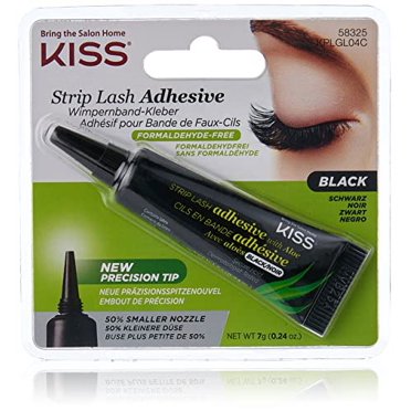 Kiss Lash Couture Adhesive Premium Strip Lash Black (Pack of 2 ...