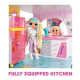 LOL Surprise OMG Doll Playhouse, Real Wood, 85+ Surprises, Pool, Slide ...