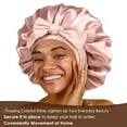 YANIBEST Satin Bonnet Silk Bonnet for Sleeping Double Layer Satin Lined ...