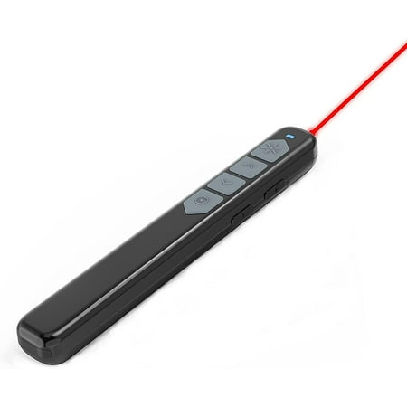 FanShow Presentation Clicker With Red Laser Pointer, 330ft Wireless ...