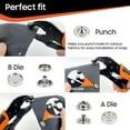 305 Pcs Heavy Duty Snap Fastener Kit with Snap Pliers, Magnetic Setter ...