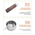 15ml Wooden Handle Coffee Scoop, Torqee Stainless Steel Measuring Spoon ...