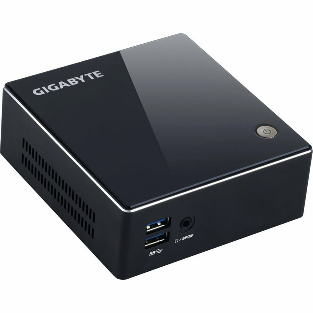 Gigabyte BRIX GB-BXI3H-4010 Desktop Computer, Intel Core i3 i3-4010U ...