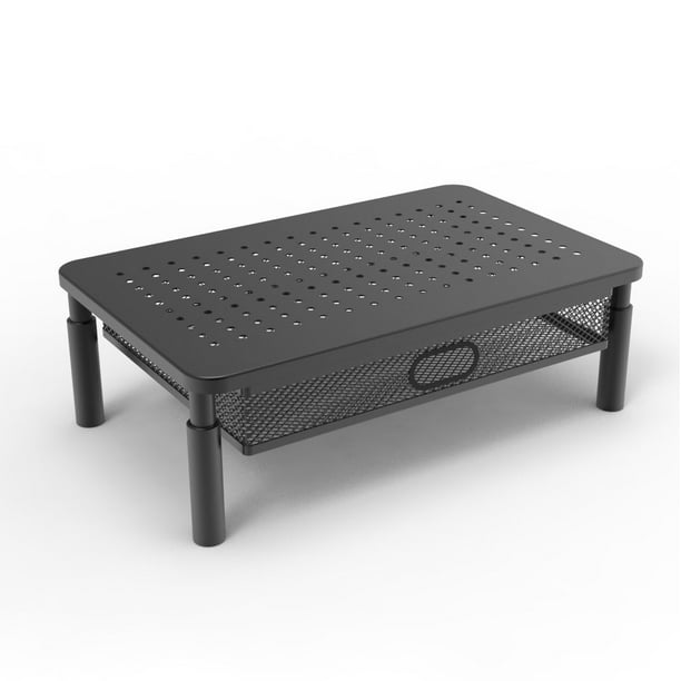 SUPER JOY Monitor Stand Riser with Drawer - 3 Height Adjustable Metal ...