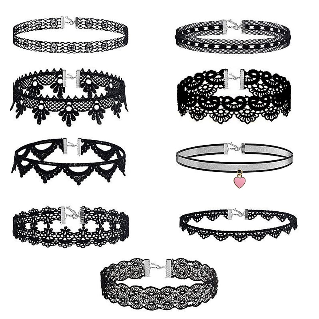 Click here for Nobrand 9pcs Choker Necklace Set Fashion Adjustabl... prices