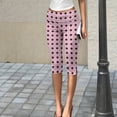 KDDYLITQ Capri Leggings for Women Y2k Polka Dot Printed Capris Cute Low ...