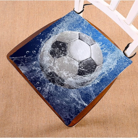 Water Drops Soccer Ball World Cup Seat Cushion Chair Cushion Floor ...