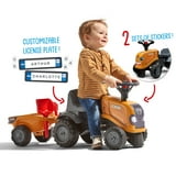 Case CE FA297C Push-Along Baby Tractor with Trailer, Shovel & Rak, 1 ...