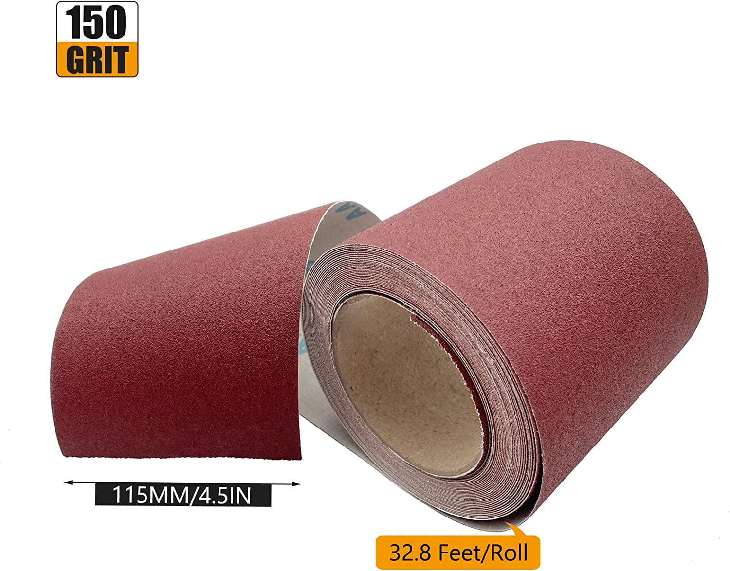 Emery Cloth Roll, 4.5 Inch Wide 32.8 Feet Long Ready-to-Cut Ready-to ...
