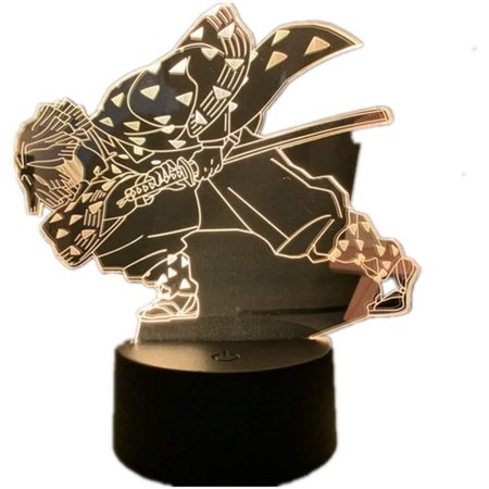 KSCD Led Night Light Lamp for Anime Demo of Agatsuma Zenitsu Figure for ...