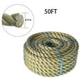 1 inch x 25 feet Twisted ProManila - UnManila Rope, Twisted 3 Strand ...