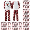 Family Christmas Pajamas Matching Sets Graphic Alphabet Letter Printed ...