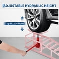 M optimized 2-Pack Hydraulic Car Ramps, 5 Ton Low Profile Portable Car ...