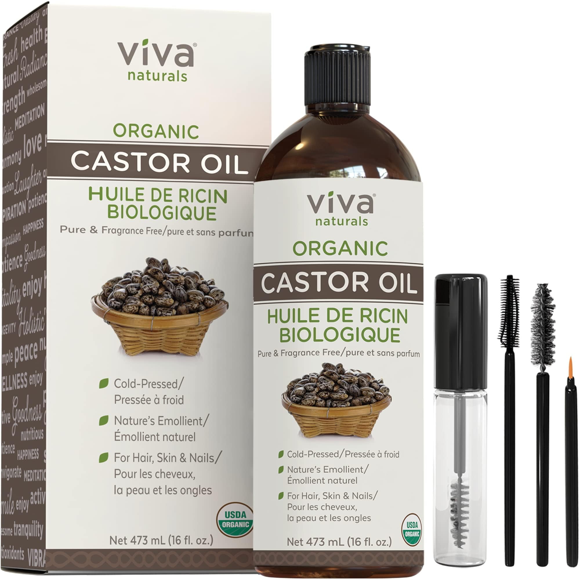 Click here for Viva Naturals Organic Castor Oil  16 Fl Oz - Cold... prices