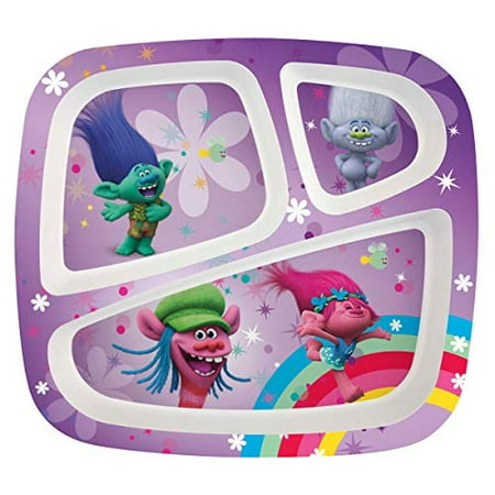 Zak Designs Kids Divided Plates, Trolls Movie | Walmart Canada
