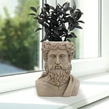 Esterno Greek God Zeus Planter Pot (Large Size); Garden Decor Statue ...