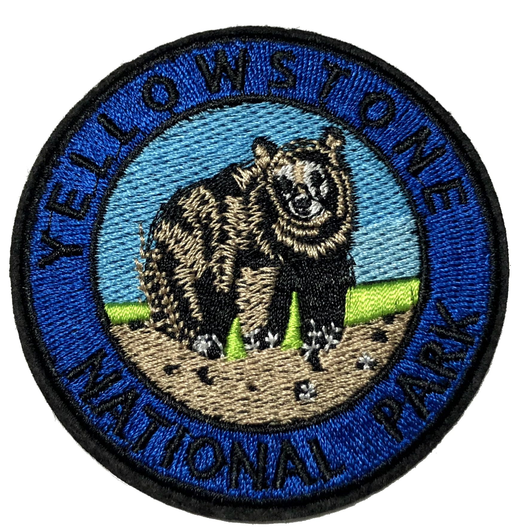 Yellowstone National Park Embroidered Patch Iron/Sew-On Applique Travel ...