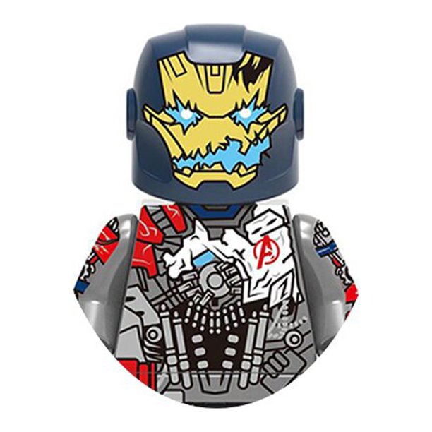 Hasbro Marvel Building Blocks, Iron Man, Tony Stark, Mini figuras ...