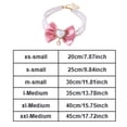 Gytml Bowknot Pet Collar For Small Dogs Cats, Adjustable Cute Nylon ...