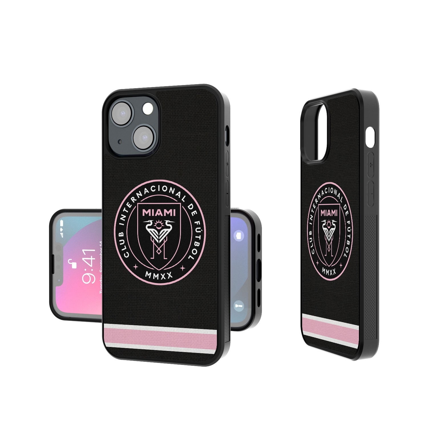 Inter Miami CF iPhone Stripe Design Bump Case - Walmart.com