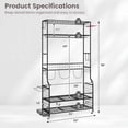 ELLEGNT Mobile Golf Bags Storage Organizer – Rolling Sports Equipment ...