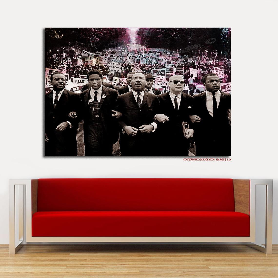 Martin Luther King Jr We shall Overcome Original Art by Memento HUGE ...