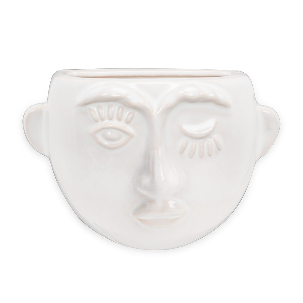 Set of 6 Round Face Wall Planter - Walmart.com