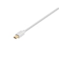 Monoprice Video Cable - 10 Feet - White | 32AWG Mini Display Port to ...