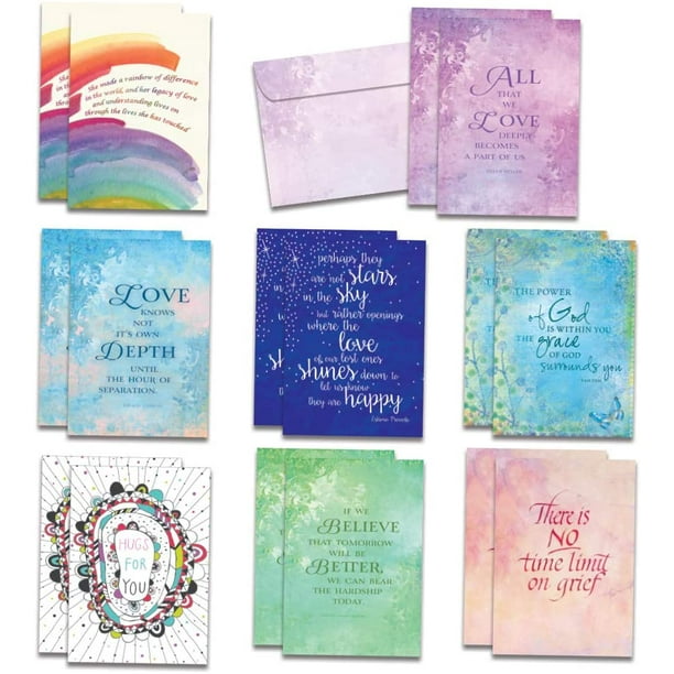 Tree-Free Greetings 16 Pack Card Assortment with Matching Envelopes ...
