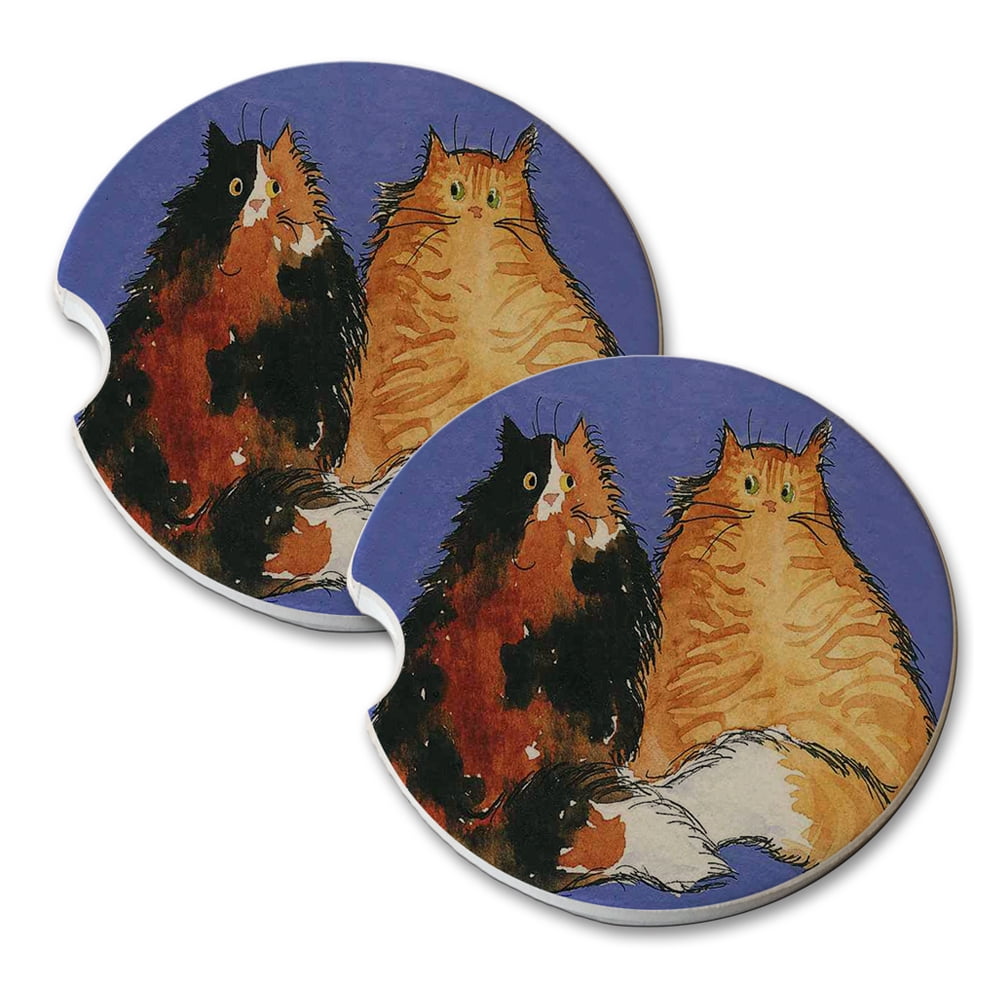 Silver cat slate coaster,wildlife coaster,animal coaster,maine coone ...