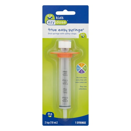 Ezy Dose Kids True Easy Syringe, 10 mL - Walmart.com