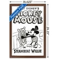 Disney Mickey Mouse - Steamboat Willie Wall Poster, 14.725" x 22.375 ...
